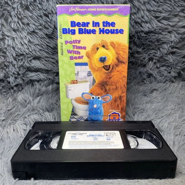 BEAR IN THE Big Blue House Potty Time with Bear VHS Tape 1999 Video ...