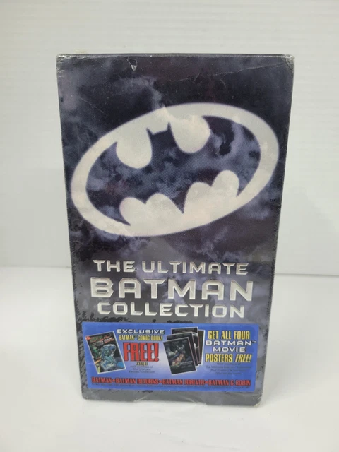 NEW THE ULTIMATE Batman Collection VHS, 1997 Movie Set Sealed Trilogy ...