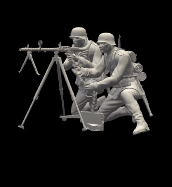 WW2 GERMAN SOLDIERS Mg38 Set 1/16th Scale Models £24.07 - PicClick UK