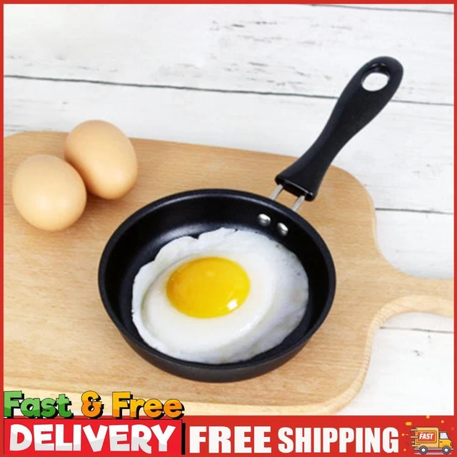 12CM MINI FRYING Pan Anti-Scald Handle Mini Omelet Pan Fried Egg Pan ...
