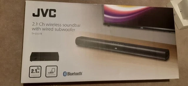 JVC TH-D337B 2.1 Sound bar with wired subwoofer and remote £42.28 ...