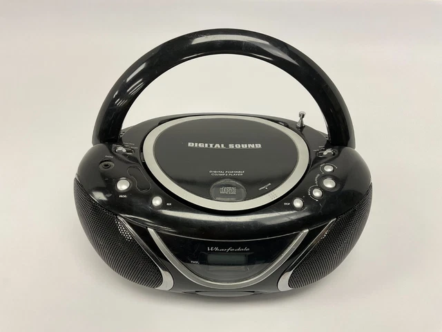 WHARFDALE PORTABLE BOOMBOX CD MP3 FM AM Radio PCD-6200MP3 Black - C72 O641 £5.95 - PicClick UK