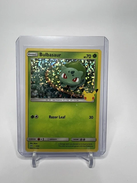 POKÉMON TCG BULBASAUR McDonald's Promos 1/25 Holo Promo $7.00 - PicClick AU