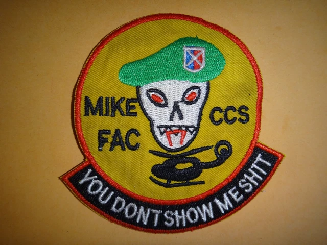 VIETNAM WAR US 5th Special Forces Group MACV-SOG MIKE FAC CCS Patch £9. ...