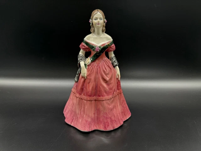 COALPORT ROYAL COLLECTION The Young Queen Victoria Figurine Bone China ...