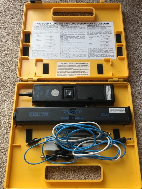 AUSTRALIAN USED TELETECH Loop-A-Line Model Number TX90 Probe ...