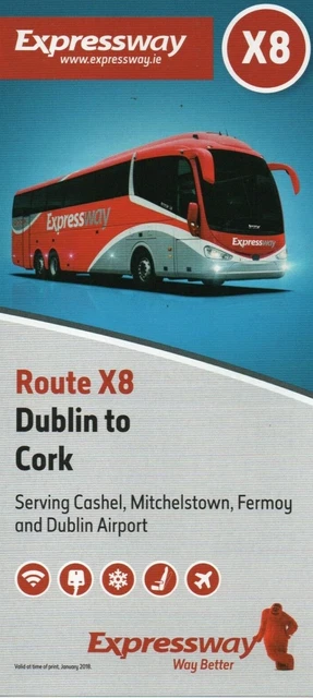 Bus Eireann Expressway Timetable FOR SALE! - PicClick UK