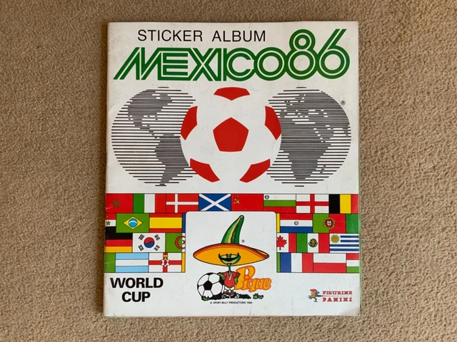 PANINI MEXICO WORLD Cup '86 Sticker Album Complete Football Soccer 1986 ...