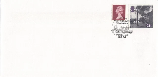 (135635) TRAINS WEST Cornwall Railway / Age of Steam GB Cover Penzance ...