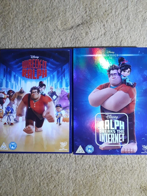 WRECK-IT RALPH & Ralph Breaks the Internet dvd bundle. £2.80 - PicClick UK