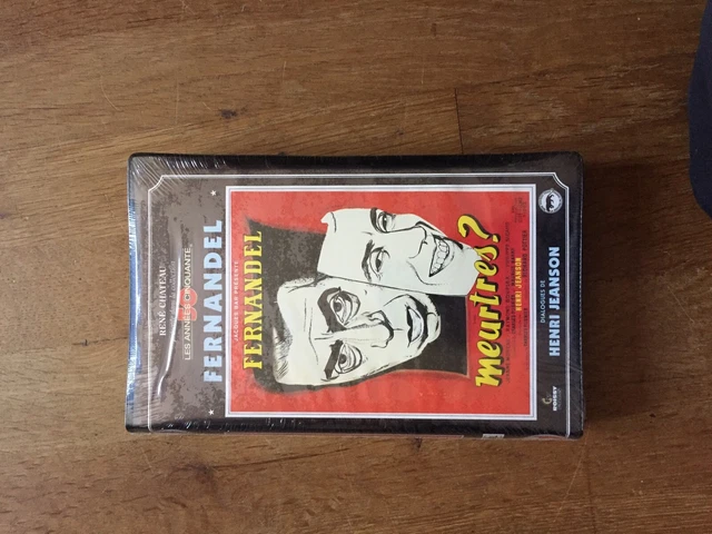 CASSETTE VIDEO VHS CINEMA RENE CHATEAU MEURTRES ? NEUF fernandel XX EUR ...