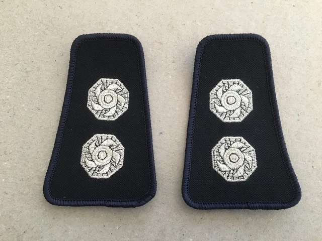 FIRE BRIGADE STATION Officers, Watch Manager Sew / Stick On Rank ...
