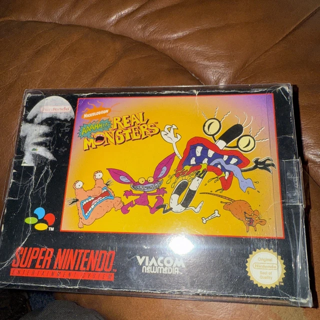NINTENDO SNES PAL Real Monsters CIB Read Description £57.04 - PicClick UK