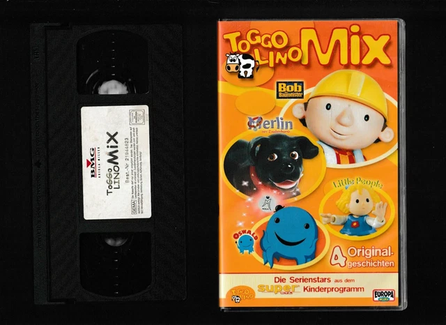 VHS TOGGO LINO Mix - Bob der Baumeister - Merlin - Little People ...