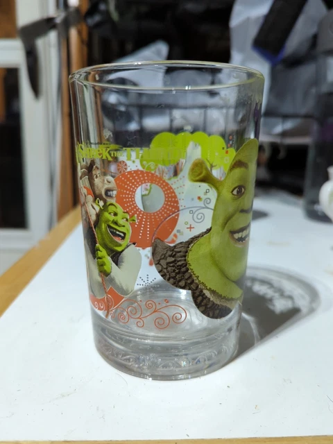 MCDONALDS SHREK THE Third Glass Cup Shrek DreamWorks 2007 Vintage ...