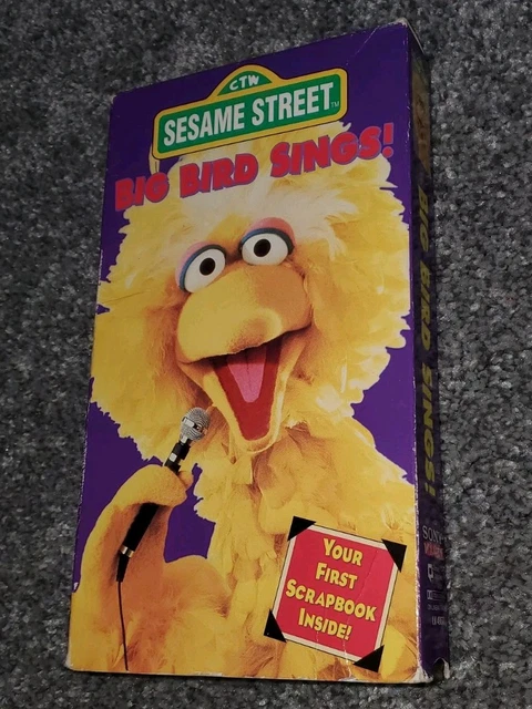 SESAME STREET BIG Bird Sings VHS 1995 RARE 90s Nostalgia Sony Wonder £ ...