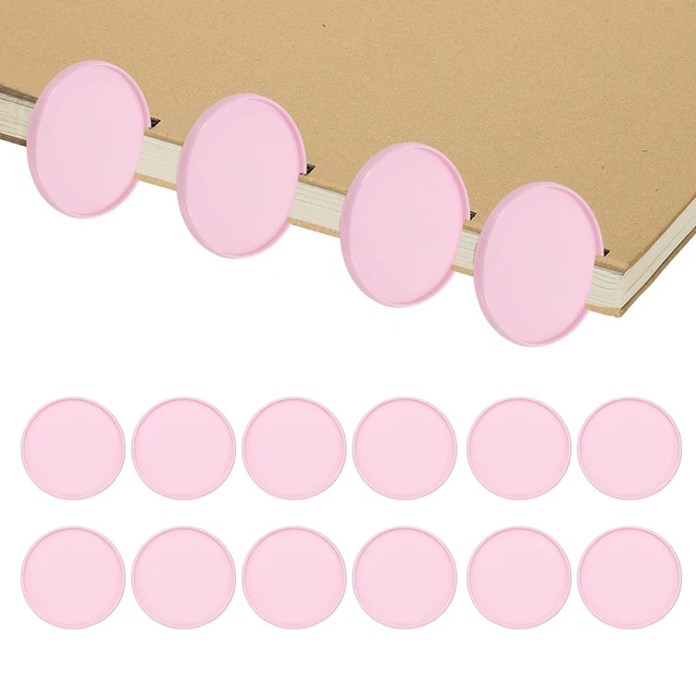 2 INCH PLASTIC Book Binding Discs, 12PcsDiscbound Expansion Discs Round ...