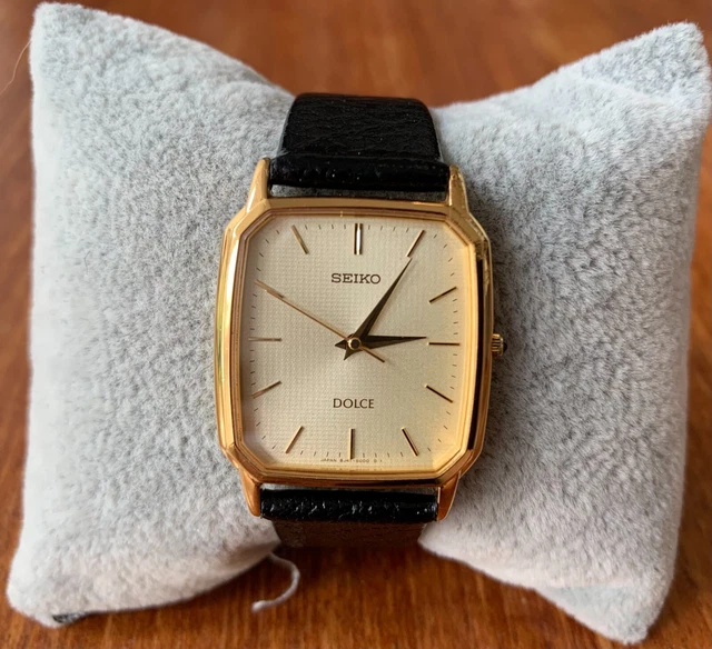 VINTAGE SEIKO DOLCE 8J41-5000 Tank, JDM, Box And Papers, Very High ...