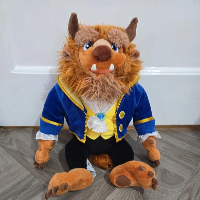 DISNEY STORE BEAUTY And The Beast Large Beast Soft Plush Toy 20 ...