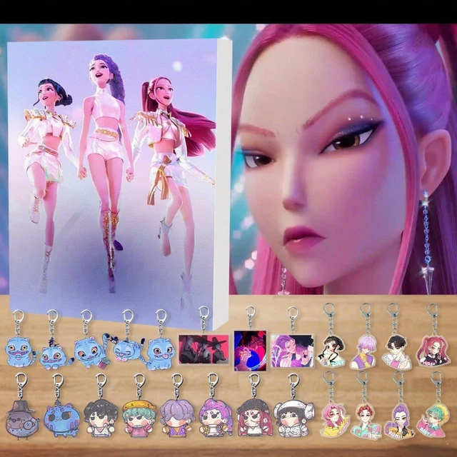 24 DAYS COUNTDOWN Kpop Demon Hunters Advent Calendar Christmas ...