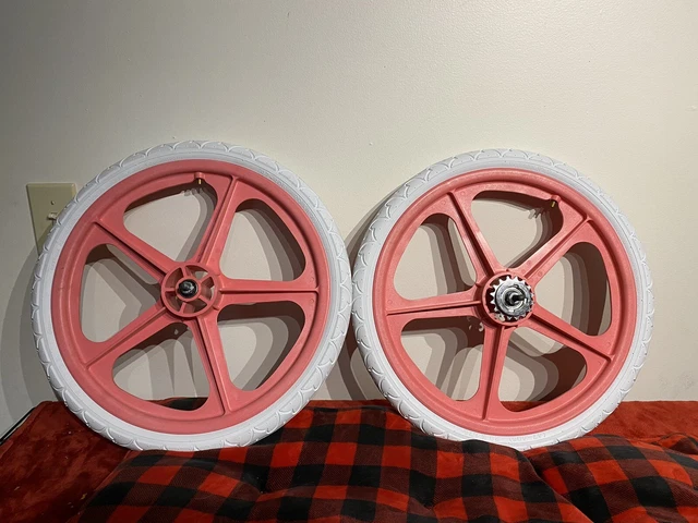 PINK SKYWAY OLD 20 inch Tuff Wheels Mags Rims Bmx Bike Bicycle ...