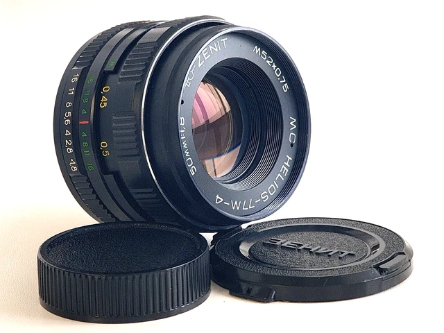 MC HELIOS-77M-4 50MM f/1.8 Super Bokeh! UdSSR Objektiv für Zenit, M42. s/n: 928133 EUR 169,10 ...