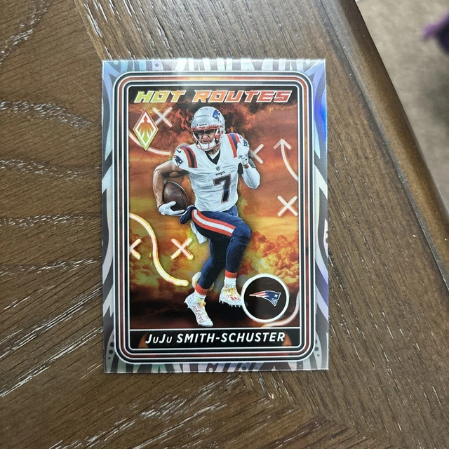 2023 PANINI PHOENIX Juju Smith-Schuster Hot Routes insert argent #HR-1 ... 2023 PANINI PHOENIX Juju Smith-Schuster Hot Routes insert argent #HR-1 ...