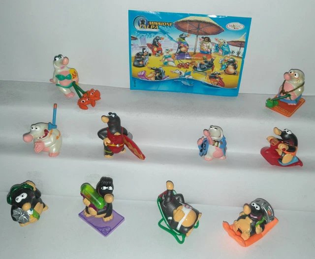 KINDER FERRERO SORPRESINE Missione Talpa 2 Serie +Cartine+Contenitore EUR 14,50 - PicClick FR