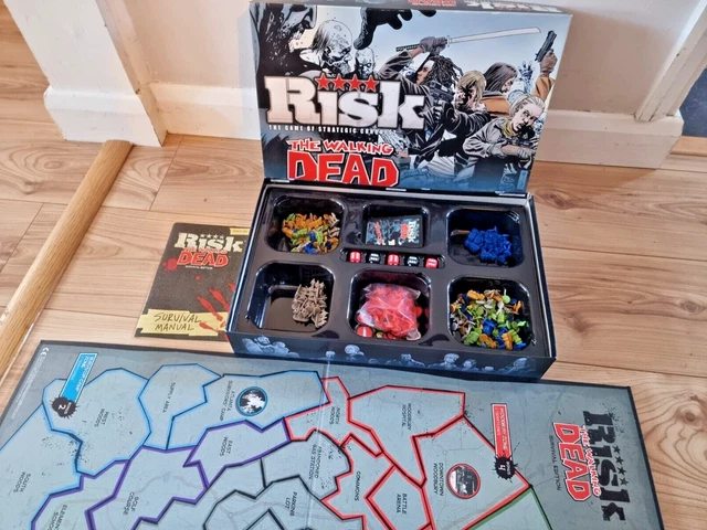 RISK THE WALKING Dead Survival Edition Board Game - Hasbro £9.95 ...