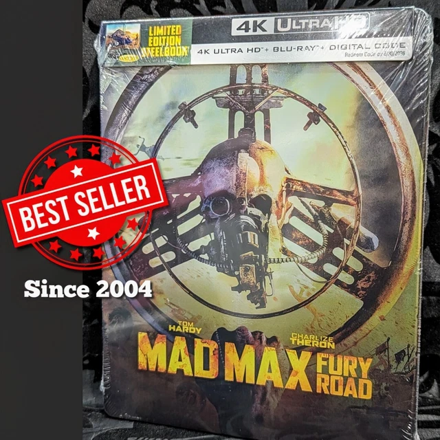 MAD MAX: FURY Road 4K UHD Blu-ray Steelbook - New Sealed - Ready To ...