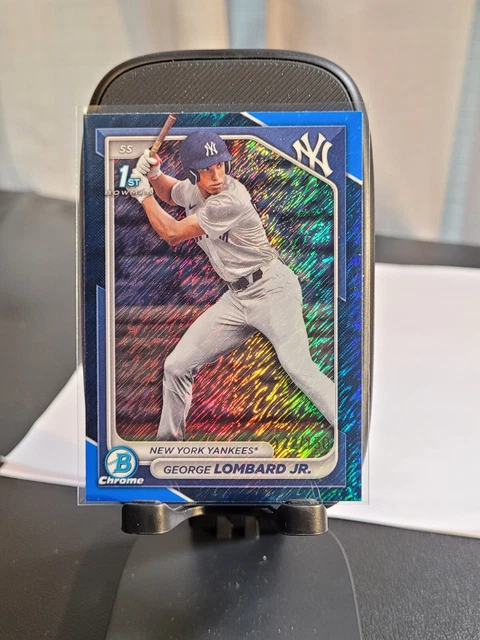 2024 BOWMAN CROMO 1° Rifrattore Luccichio Blu 122/150 - George Lombard ...