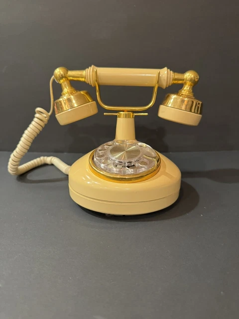 WESTERN ELECTRIC 940C French Ivory And Gold Rotary Phone Excellent!!! £ ...