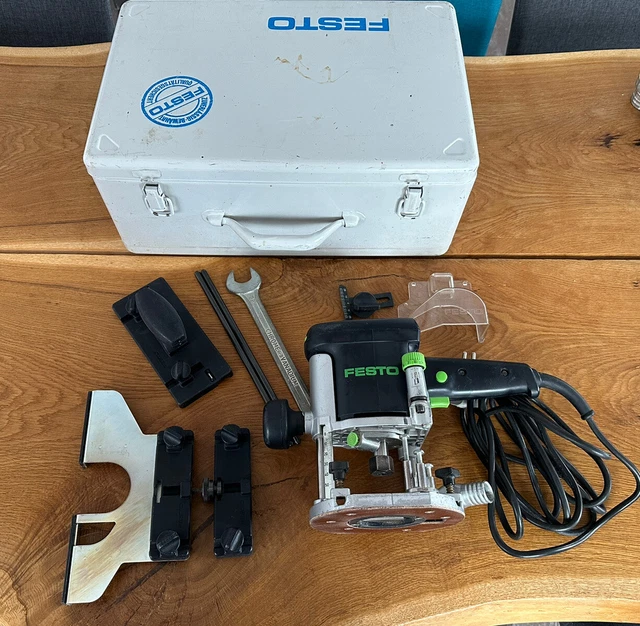 FESTO OF900E TOP milling machine with lots of accessories in case £193. ...