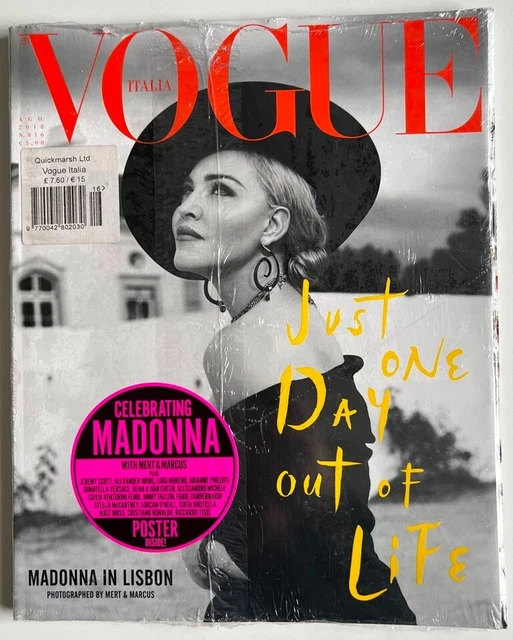 MADONNA VOGUE ITALIA Cover #1 Magazine 2018 Mert & Marcus Photo shoot ...
