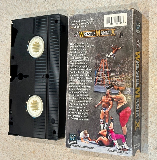 WWF -- WRESTLEMANIA X Vhs (1998) £8.88 - PicClick UK