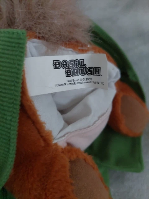 BASIL BRUSH SOFT Toy Vintage 2003 Hasbro Fox Plush Small Retired £20.00 ...