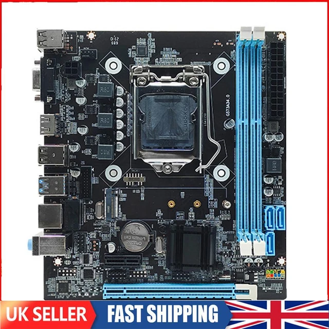 H81 COMPUTER MOTHERBOARD PCI Express X16 X1 M.2 Nvme/NGFF Slot Micro ...