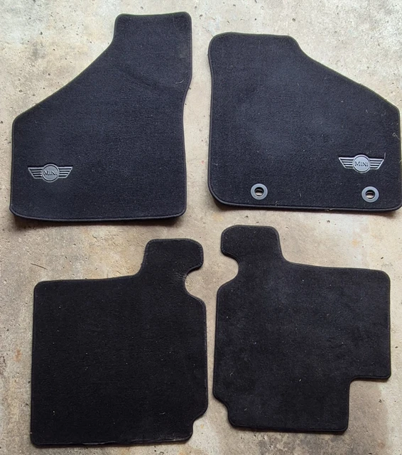 RARE GENUINE CLASSIC MINI COOPER MPI Car Mats EMBOSSED LOGO 'MINI ...