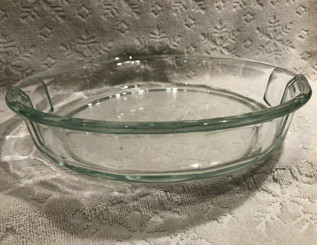 RETRO PYREX '84-7 Oval Clear-Elegance 2-QT Casserole Dish Optic ...