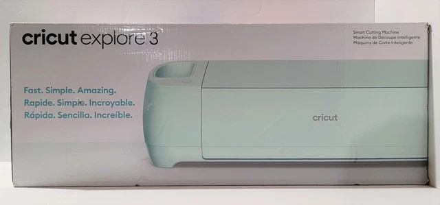 CRICUT EXPLORE 3 Custom Vinyl Cutter Craft Smart Cutting Machine Mint ...