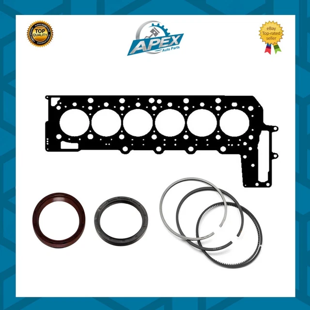 BMW 3.0 N57 Moteur Diesel N57D30 Tête Joint,Piston Anneaux,avant ...