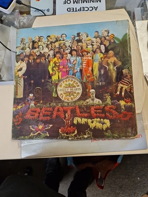 THE BEATLES SGT. Peppers Lonely Hearts Club Band Vinyl, Stereo 1967 Pcs ...