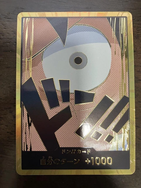 CARTE ONE PIECE Don Card Luffy Super Parallel Gold Japonais PRB-01 EUR ...