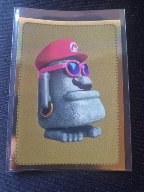 PANINI SUPER MARIO Playtime 2023 Sticker Mario Stone Gold Parallel #118 ...