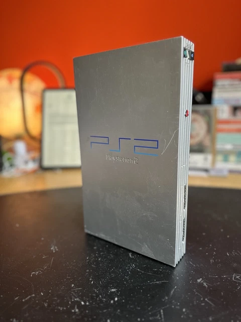 SONY PLAYSTATION 2 PS2 Fat Silver Console Only - Part Tested Read ...