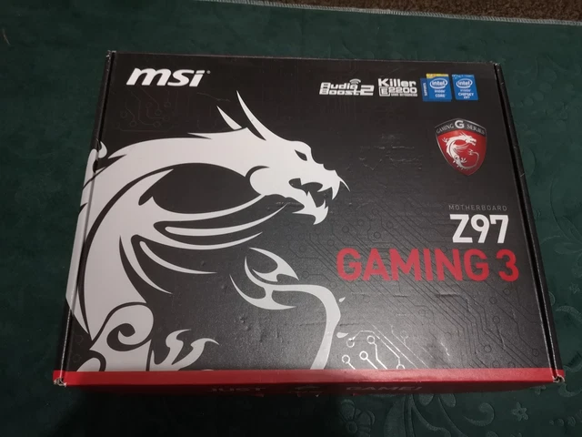 MSI Z97 GAMING 3, LGA 1150, Intel Z97 Motherboard £10.78 - PicClick UK