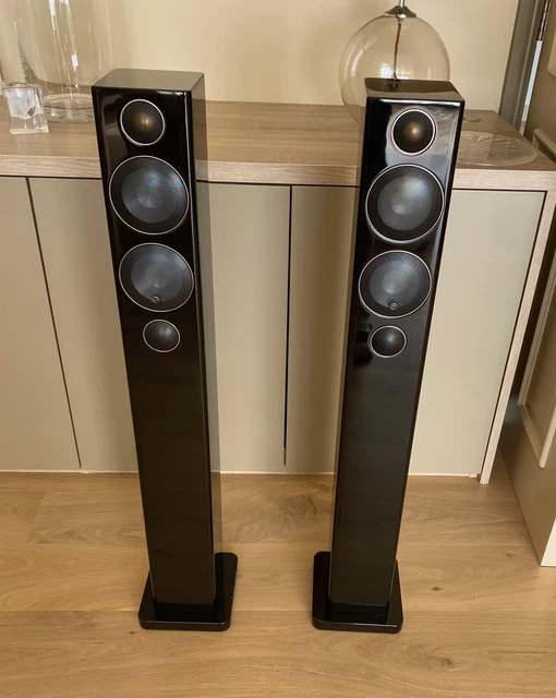 MONITOR AUDIO RADIUS 270 Floorstanding Speakers, High Gloss Black ...