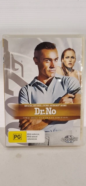 DR NO DVD 007 James Bond 2 Disc Ultimate Edition Like New Sean Connery ...