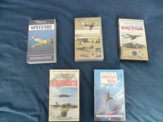 5 VHS TAPES of Classic Aircraft - please see Photos for details £6.00 ...