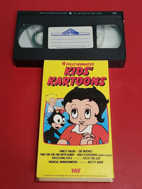 KIDS' KARTOONS (VHS, 1987) 4 Fully Animated Cartoons EUR 5,12 - PicClick DE